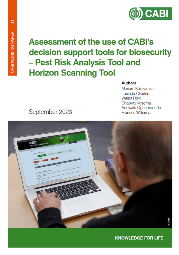 Assessment of the use of CABI’s decision support tools for biosecurity ...